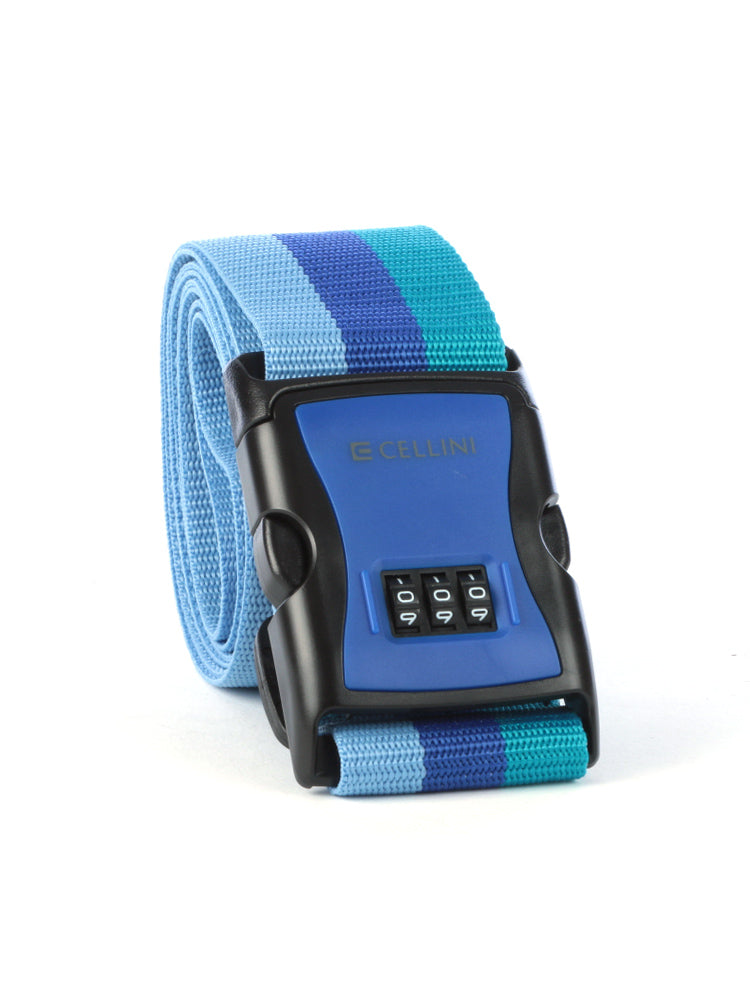 Cellini Accessories Luggage Strap Combo Lock Blue – Cellini Luggage
