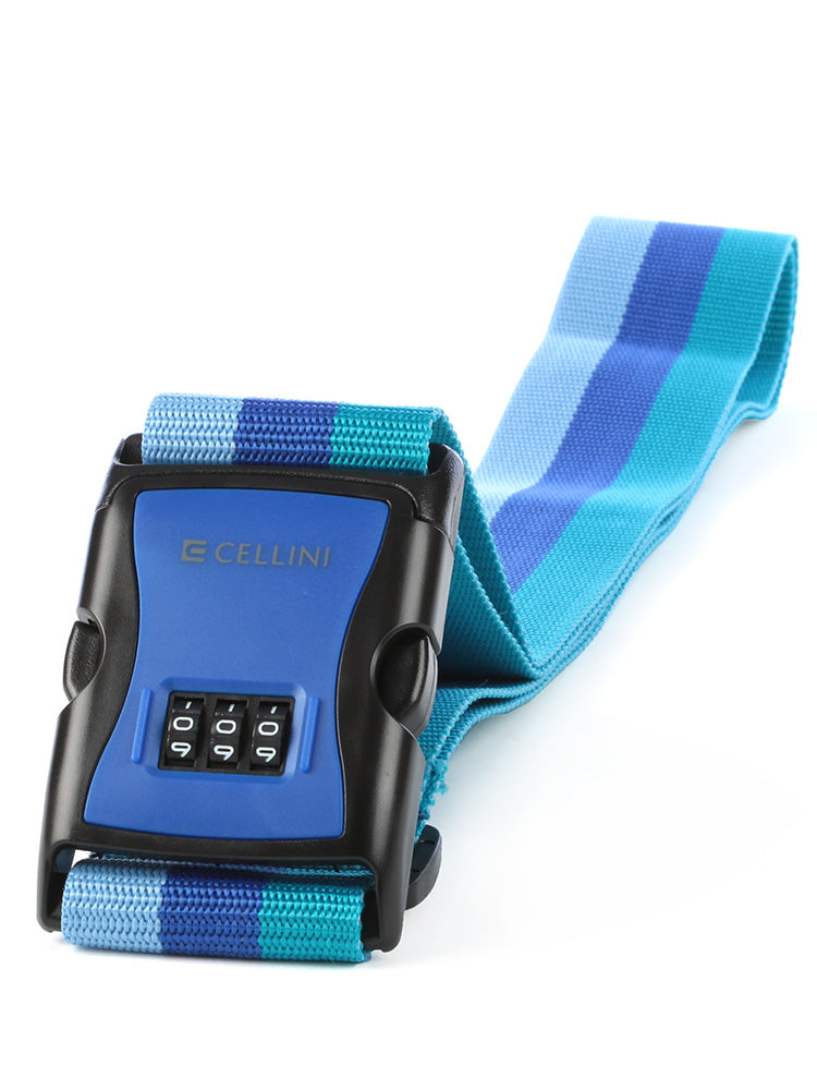 Cellini Accessories Luggage Strap Combo Lock Blue – Cellini Luggage