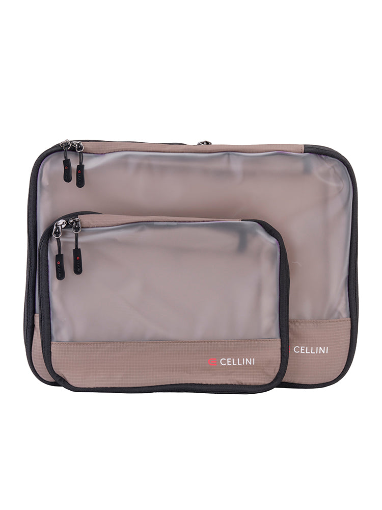 Cellini Travel Accessories 2 Pack Large and Medium Packing Cubes ...