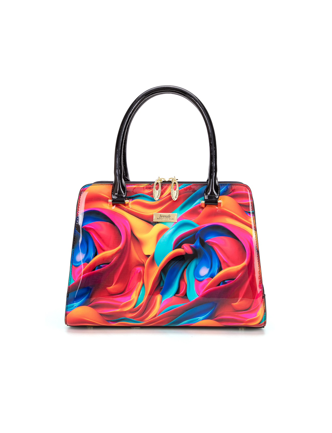 serenade-stellar-grip-handle-bag-multi-red